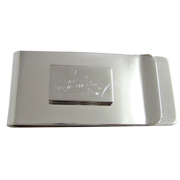 Kiola Designs | Accessories | Silver Toned Etched Boat Money Clip ...